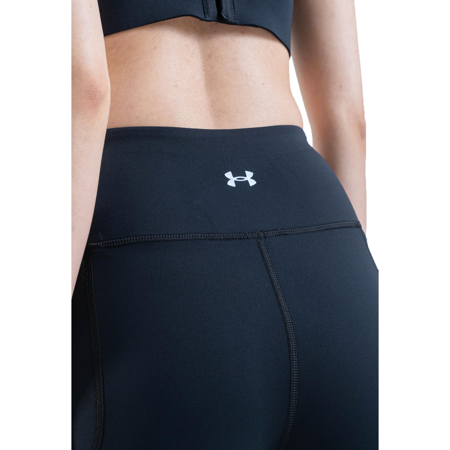 Under Armour Meridian Bike Shorts Black/Metallic Silver LG (US 12-14)