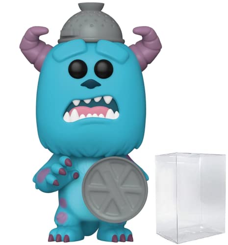 POP Disney Pixar: Monsters Inc. 20th - Sulley with Lid Funko Pop! Vinyl Figure (Bundled with Compatible Pop Box Protector Case), Multicolored, 3.75 inches