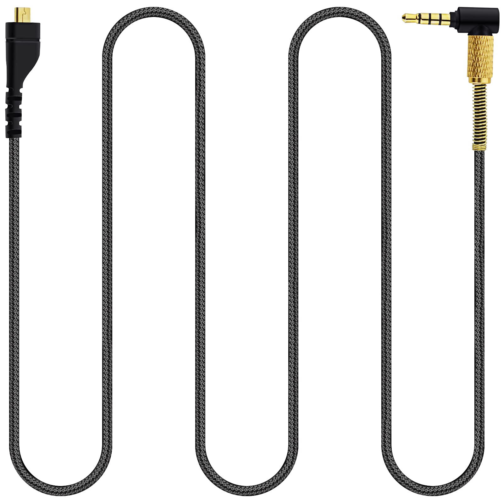 SINDERY Arctis 7 Cable Replacement Headset Arctis 3 Cord Extension Headphone Audio Aux Wire Compatible with Arctis 7 /Arctis 5 /Arctis 3 / Arctis Pro Wireless Gaming Headset. 1.5M/4.9feet