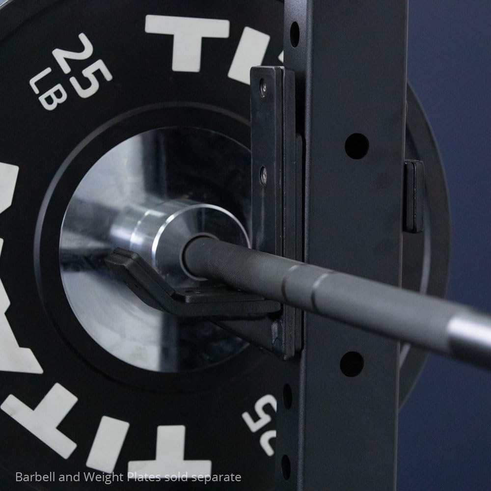 Titan Fitness T-3 Series Black Tall Power Rack, 36in Depth, 1,100 LB Capacity Cage for Weightlifting and Strength Training