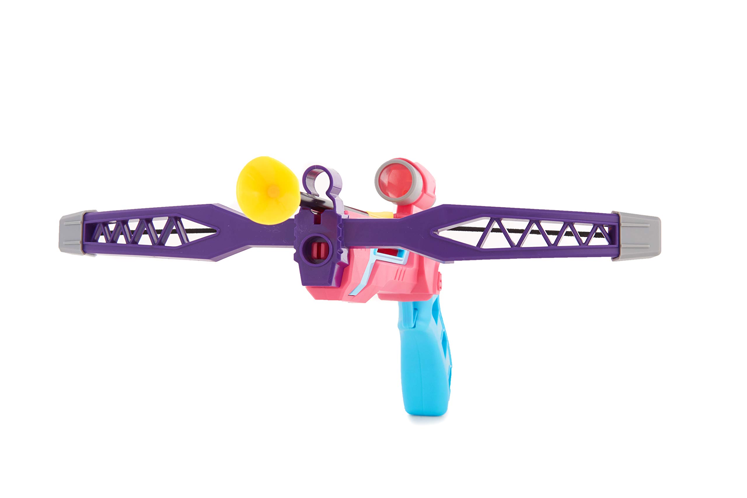 Pro Star Mini Pink and Purple Archery Bow with Target Set, Safe Foam Dart Arrows | Kids Crossbow Toy
