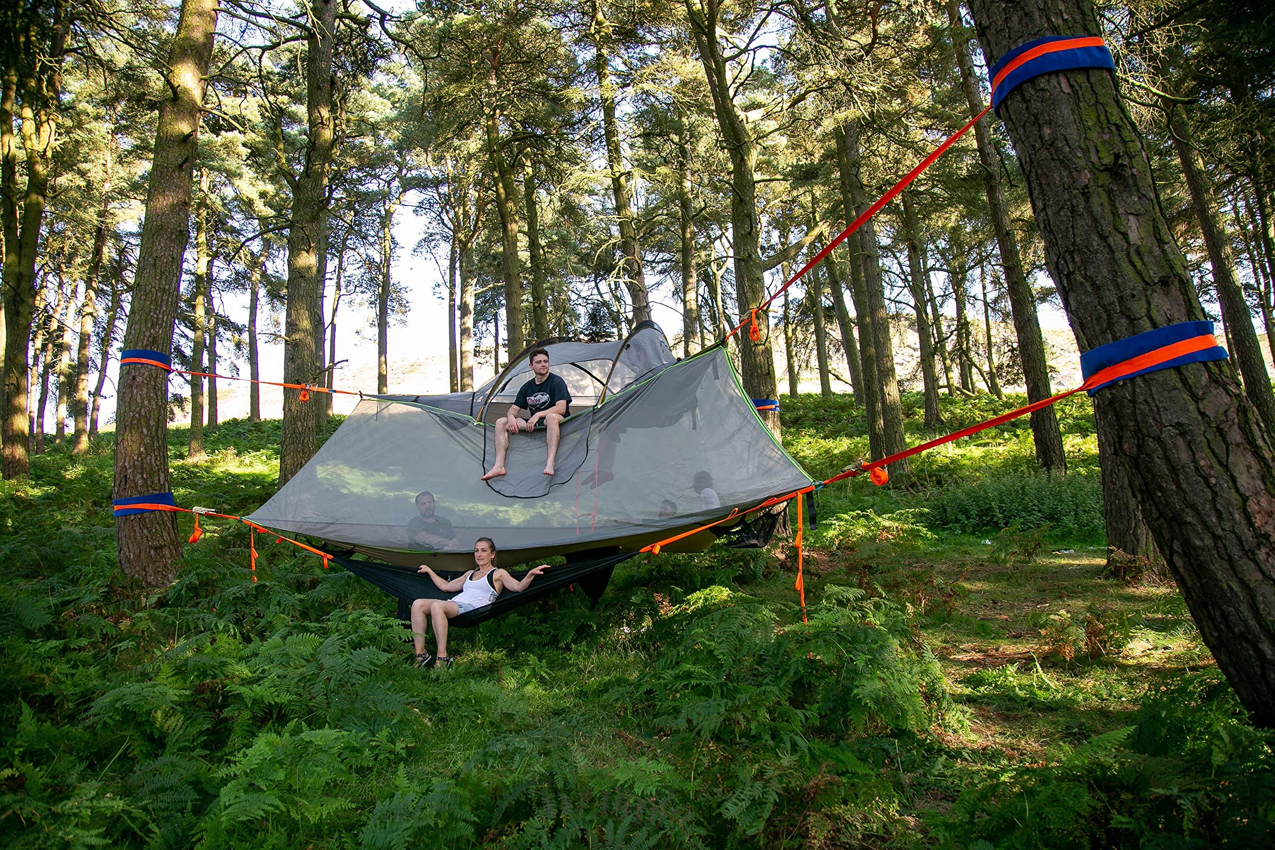 Tentsile Double-Bubble Triple-Walled Enclosure | Compatible with Stingray Tree Tent for Camping, Backpacking, Hiking, Hunting | Survival Gear and Equipment, Camping Accessories, Screen Mesh Barrier