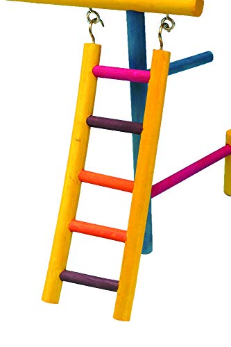 Penn-Plax Bird Life Wooden Playpen β Perfect for Cockatiels and Conures β Large