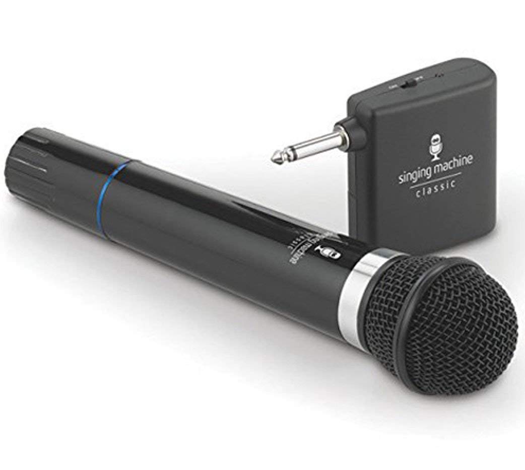 Singing Machine SMM-107 B Wireless Microphone Uni-Directional Dynamic