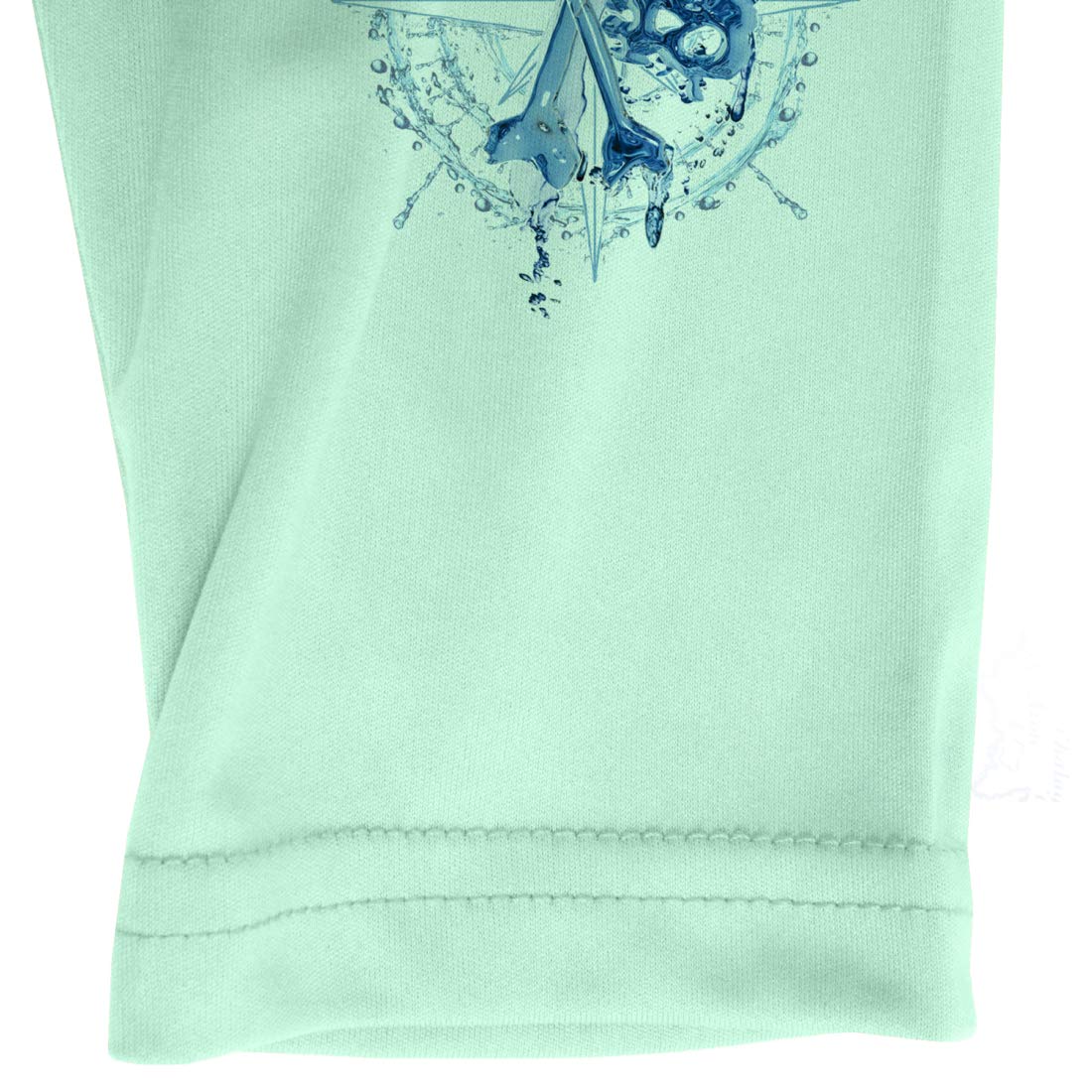 Rattlin Jack Men's UV Sun Protection Sport Fishing Shirt Marlin Gold XL Teal