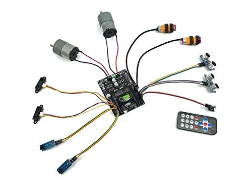 PN00218-CYT9 Cytron Dual-Channel 10A Motor Driver + Arduino IDE Compatible ATmega328 Microcontroller + Sensor Interfaces All-in-one Sumo Robot Board URC10