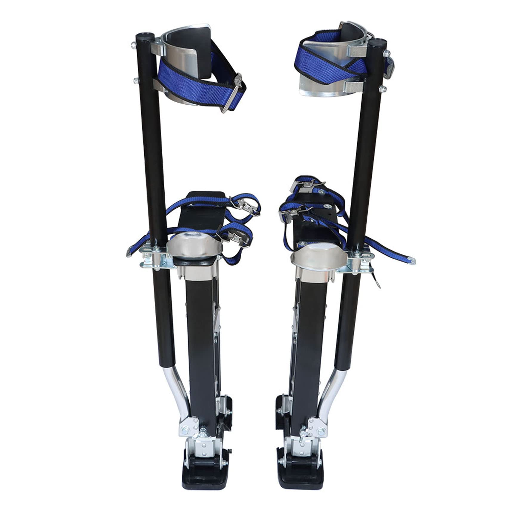 waltyotur 24-40 inch Drywall Stilts Grade Adjustable Auminum Tool Stilt for Painting or Cleaning - Silver