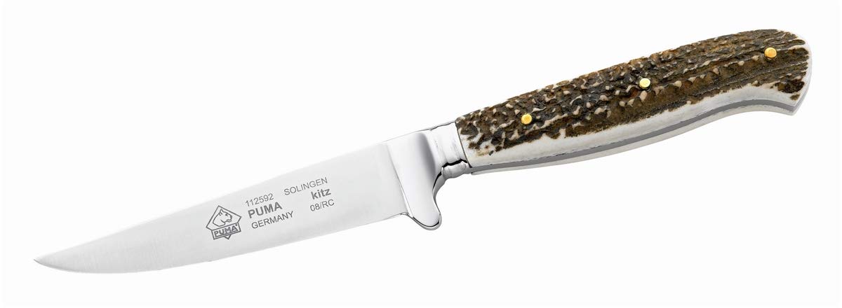 Puma Kitz Stag German Made Hunting Knife with Leather Sheath