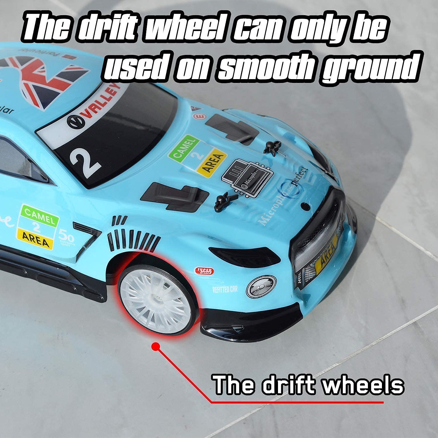 RACENT Remote Control Car - RC Drift Car 1:14 2.4Ghz 4WD 25KPH High Speed Sport Racing Vehicle