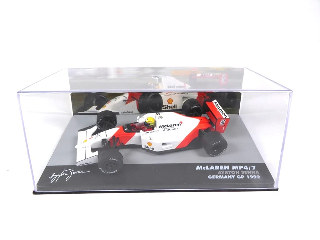 OPO 10 - Formula 1 car 1/43 Compatible with McLaren MP4 / 7# 1 Ayrton Senna Germany GP F1 1992 (723)