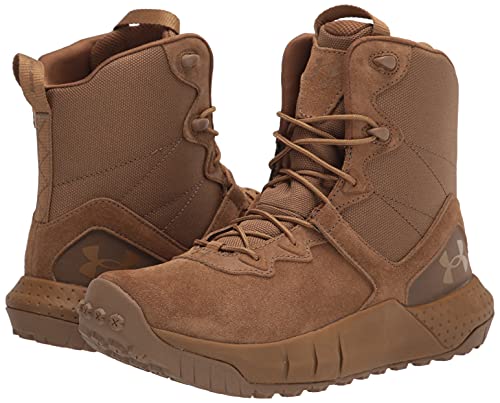 Under Armour Women's Micro G Valsetz Lthr Military and Tactical Boot, Coyote (200)/Coyote, 9 M US