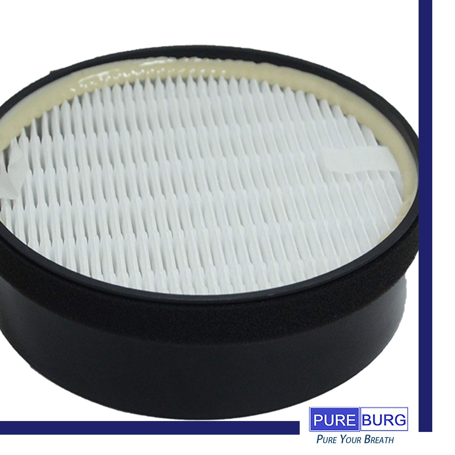 PUREBURG MD1-0039 Replacement True HEPA Filter Kit Compatible with Vornado MD1-0039 Fits Models CYLO50 CYLO51 QUBE50 Air Purifiers, H13 Activated Carbon,2-Pack