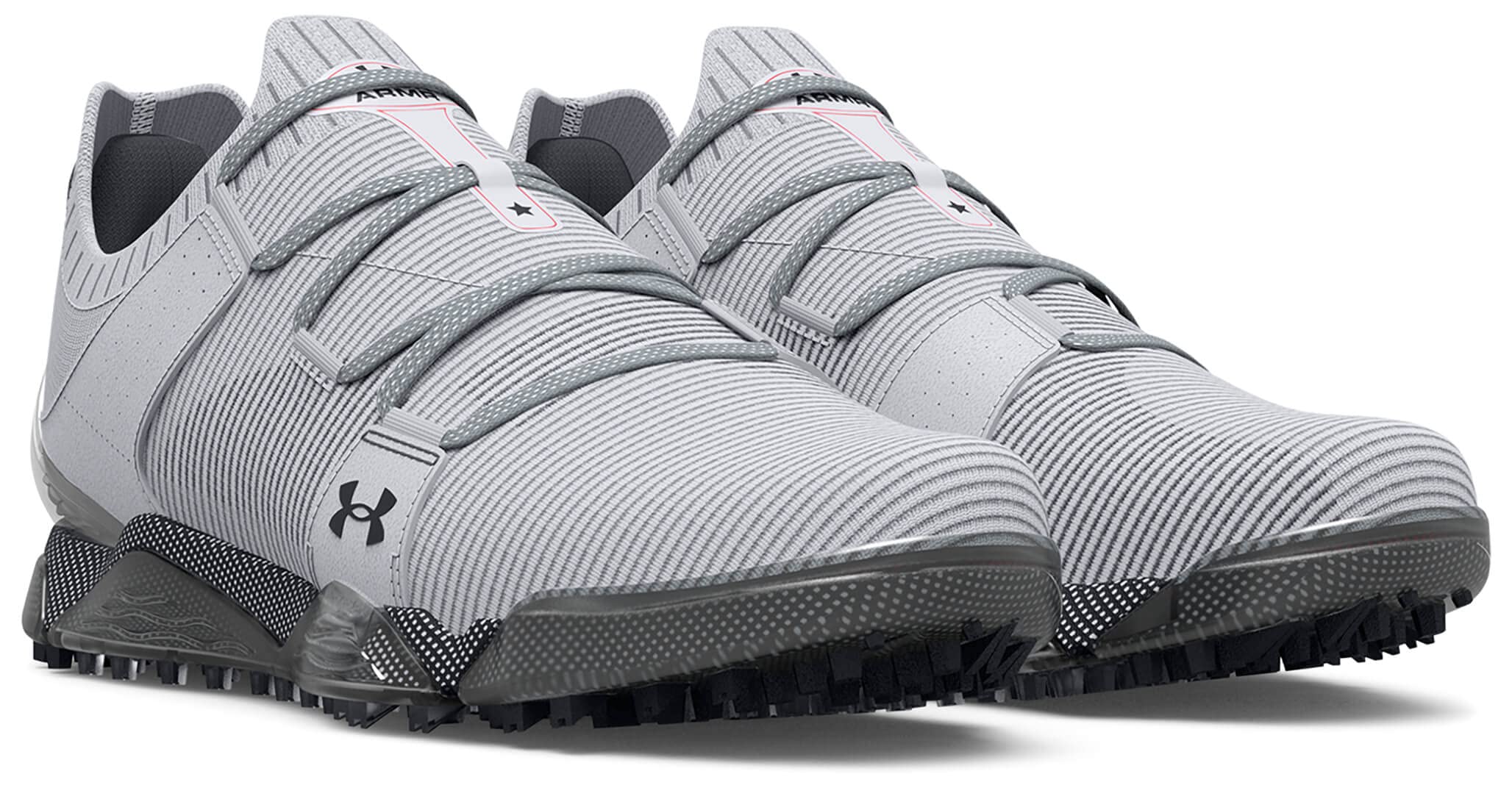 Under Armour Men's UA HOVR Tour Spikeless Golf Shoes - 3025069-101 - Mod Gray/Mod Gray/Black - 9