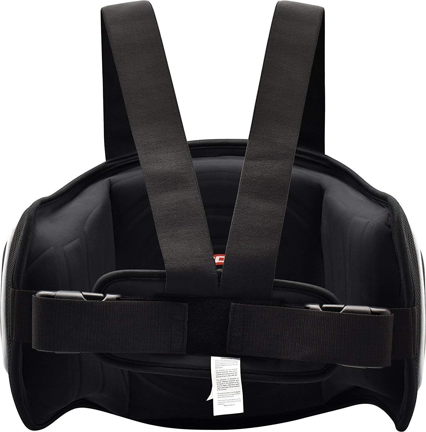 RDX Belly Pad Protector MMA Kickboxing, Maya Hide Leather Rib Shield, Body Target Chest Guard Armour with Shoulder Straps for Boxing Muay Thai Punching Coaching Martial Arts Taekwondo Training