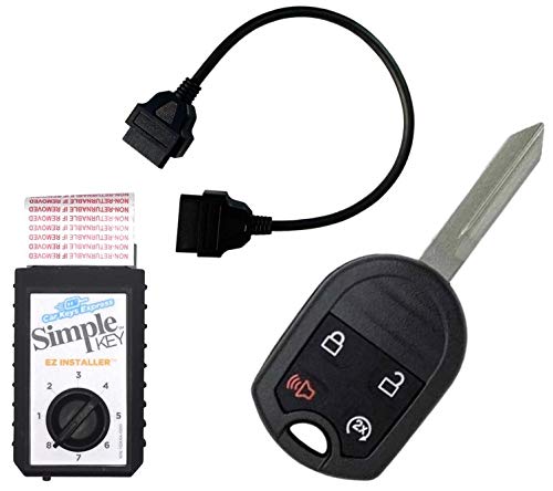 Simple Key Programmer Bundle with Key(s) and Cord - Designed for Ford and Lincoln Vehicles: Program Key Yourself