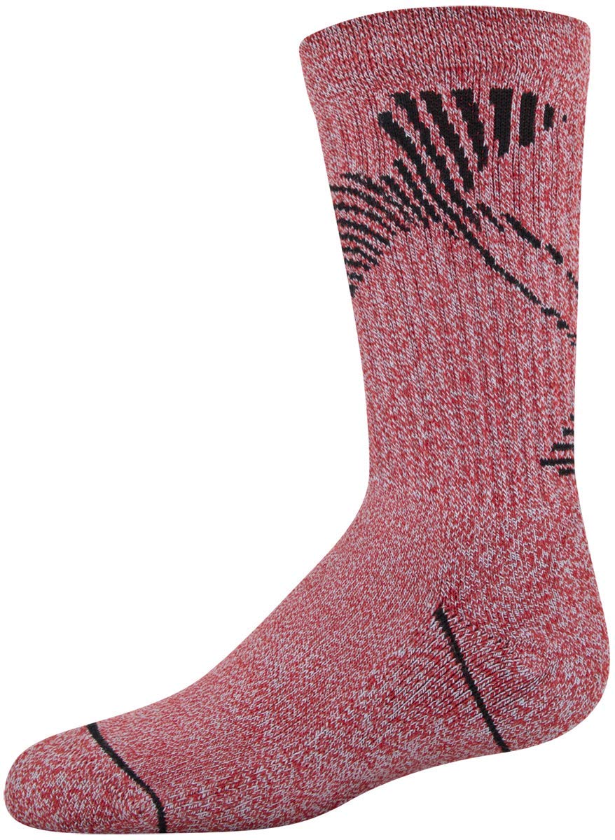 Under Armour Youth Phenom Crew Socks, 3-Pairs , Red Assorted , Small