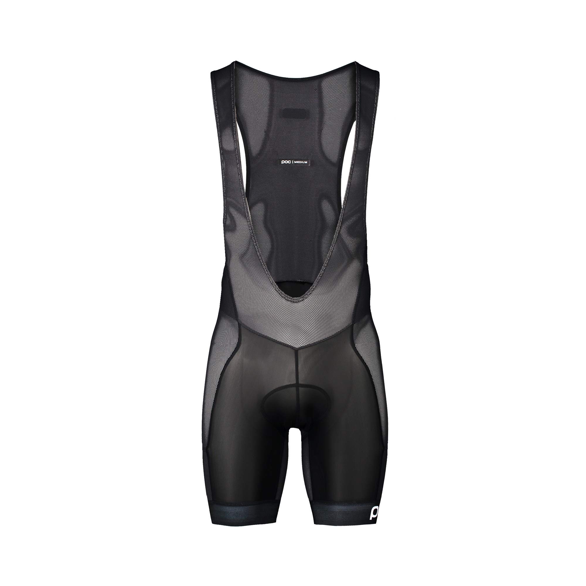 POC, MTB Air Layer Bib Shorts, Uranium Black, Medium