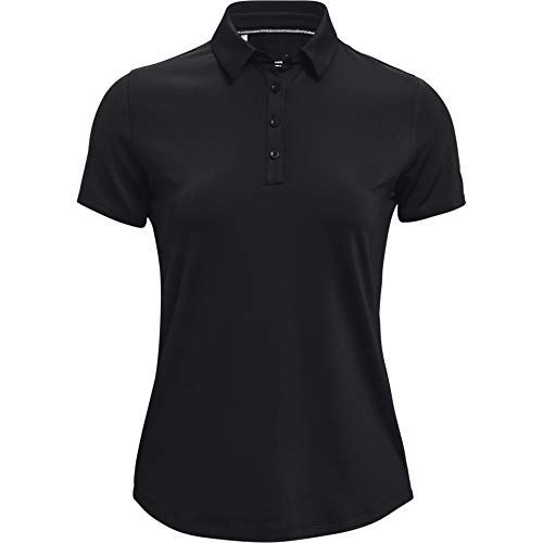 Under Armour Zinger Short Sleeve Golf Polo, Black (001)/Black, X-Large