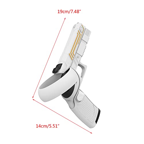 unknowns Upgrade VR Controller Gun Case Compatible with Oculus Quest 2 Cover for VR Shooting Game Gun Handle Shell Covers vr Shooting Games
