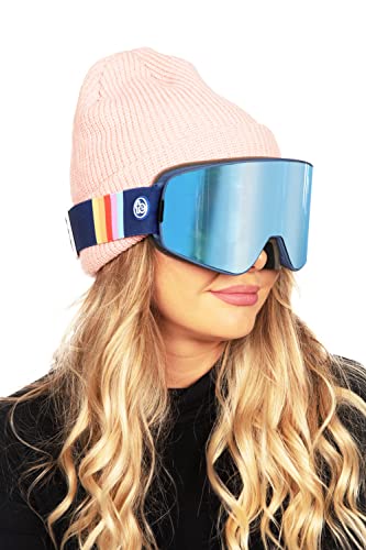 Tipsy Elves Blue Sante Fe Shredder Ski Goggles One Size