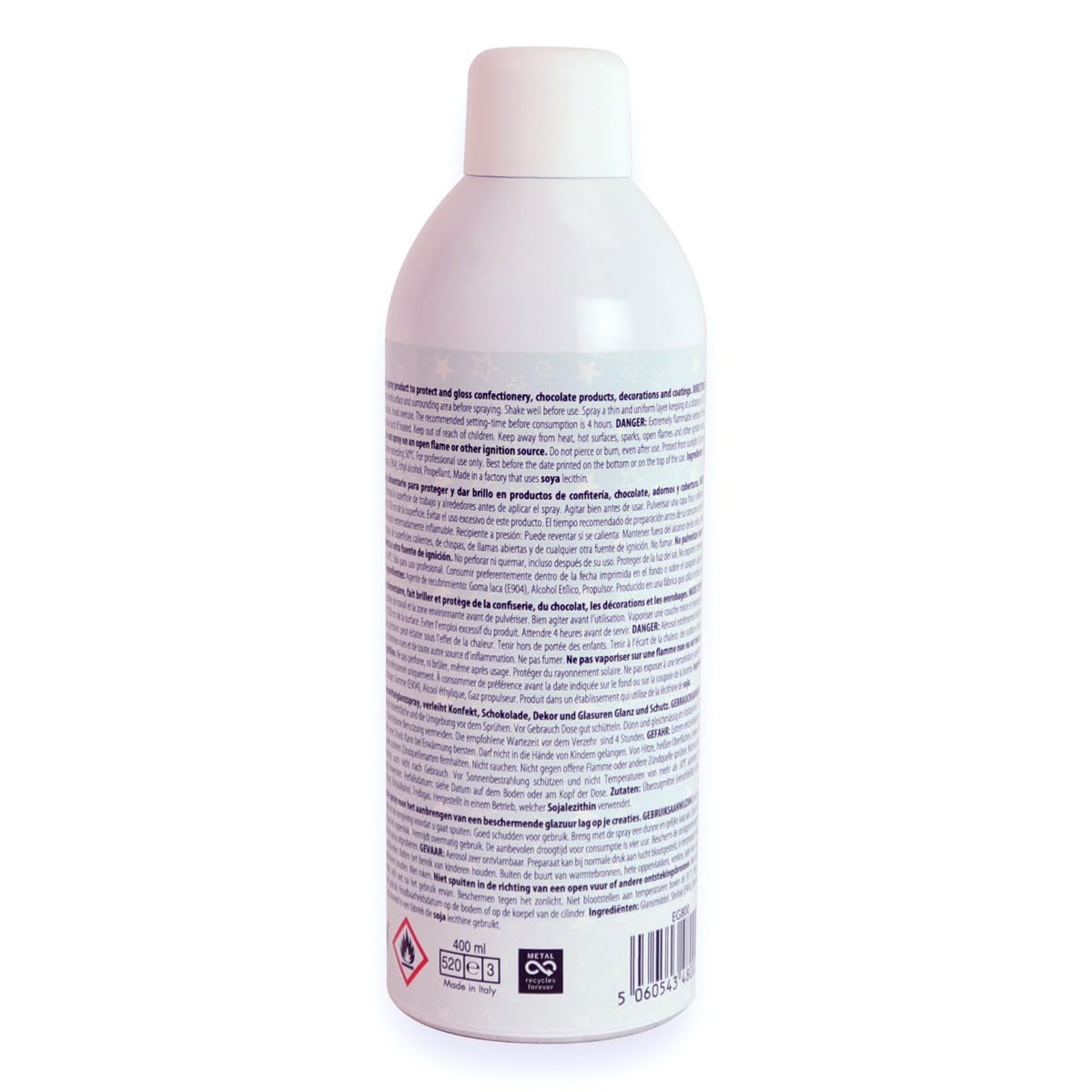 PME Clear Edible Glaze Spray - Tall Can Transparent 13.53 Fl Oz (Pack of 1)