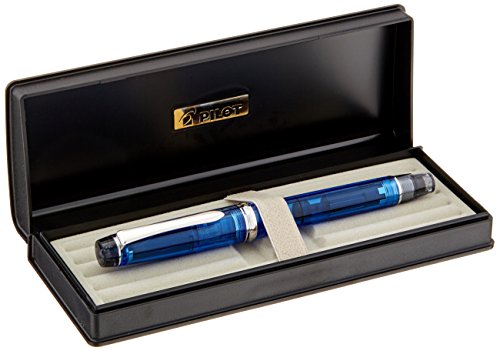 Pilot Fountain Pen Custom Heritage 92, Transparent Blue Body, FM-Nib (FKVH-15SRS-TL-FM)
