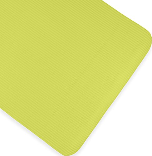 Pure Fitness 1/2 inch Ultra Thick NBR Exercise Mat - Lime