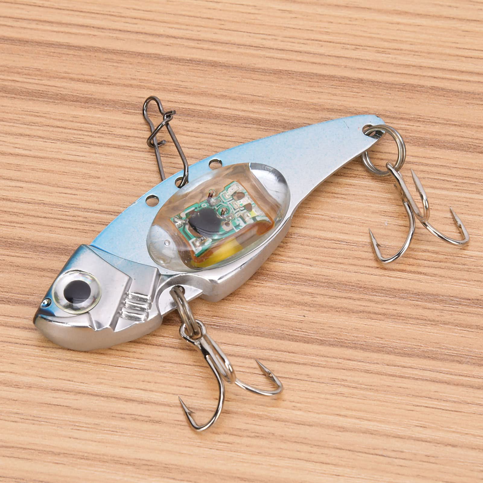 Yeuipea LED Fishing Lure Light,2 pcs LED Underwater Fishing Lure Light Night Lamp Attractor Bait Fish Tool Accessories