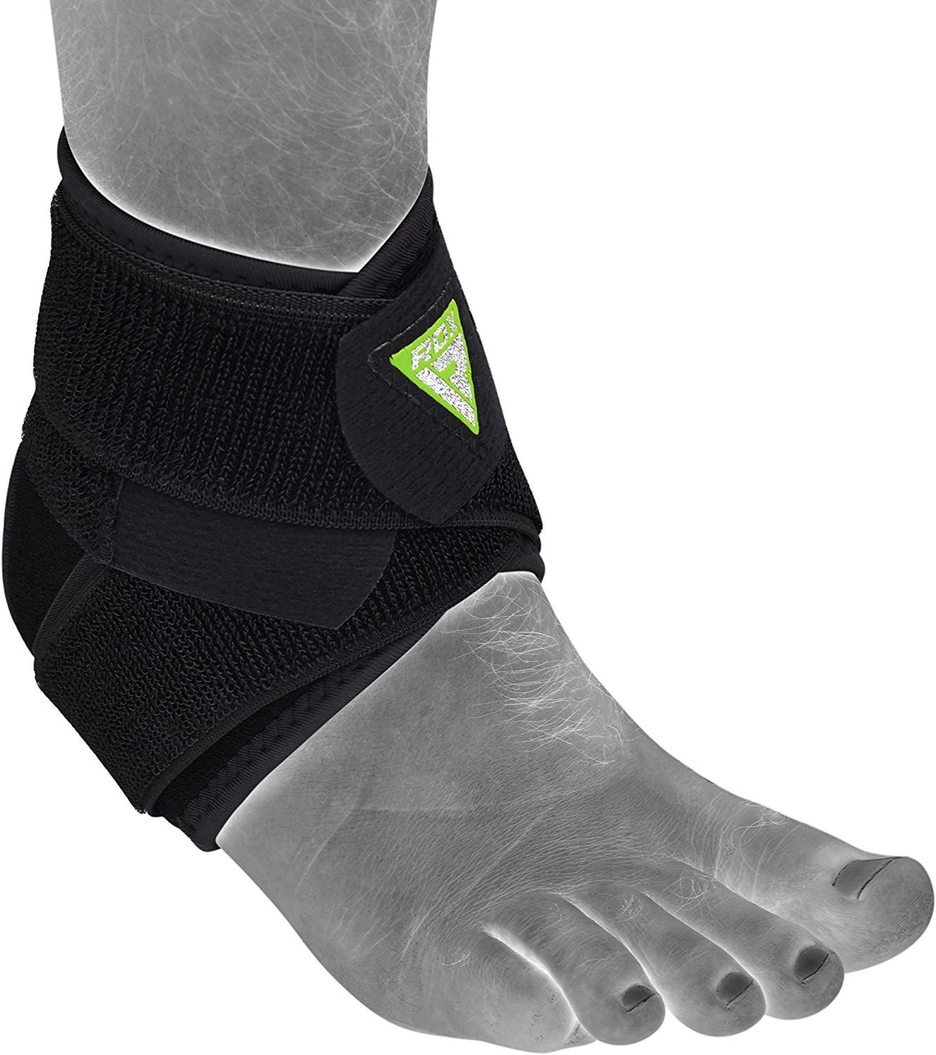 RDX Neoprene Ankle Brace Foot Guard MMA Pad Protector Pain Support (This is Sold AS Single Item)