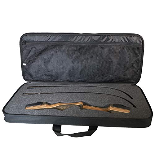 Southland Archery Supply SAS Premium Recurve Takedown Bow Case with Pre-Cut Foam (Matt Black for Samick Sage)