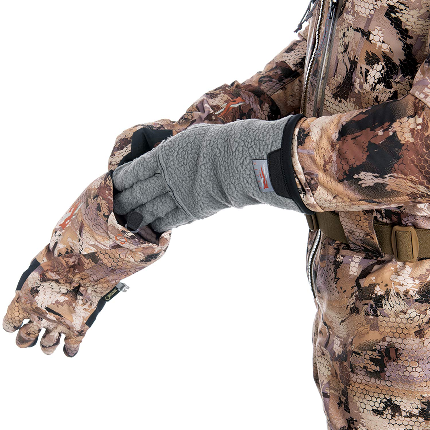 SITKA Gear Delta Deek Waterproof Windproof GTX Glove, Optifade Marsh, L