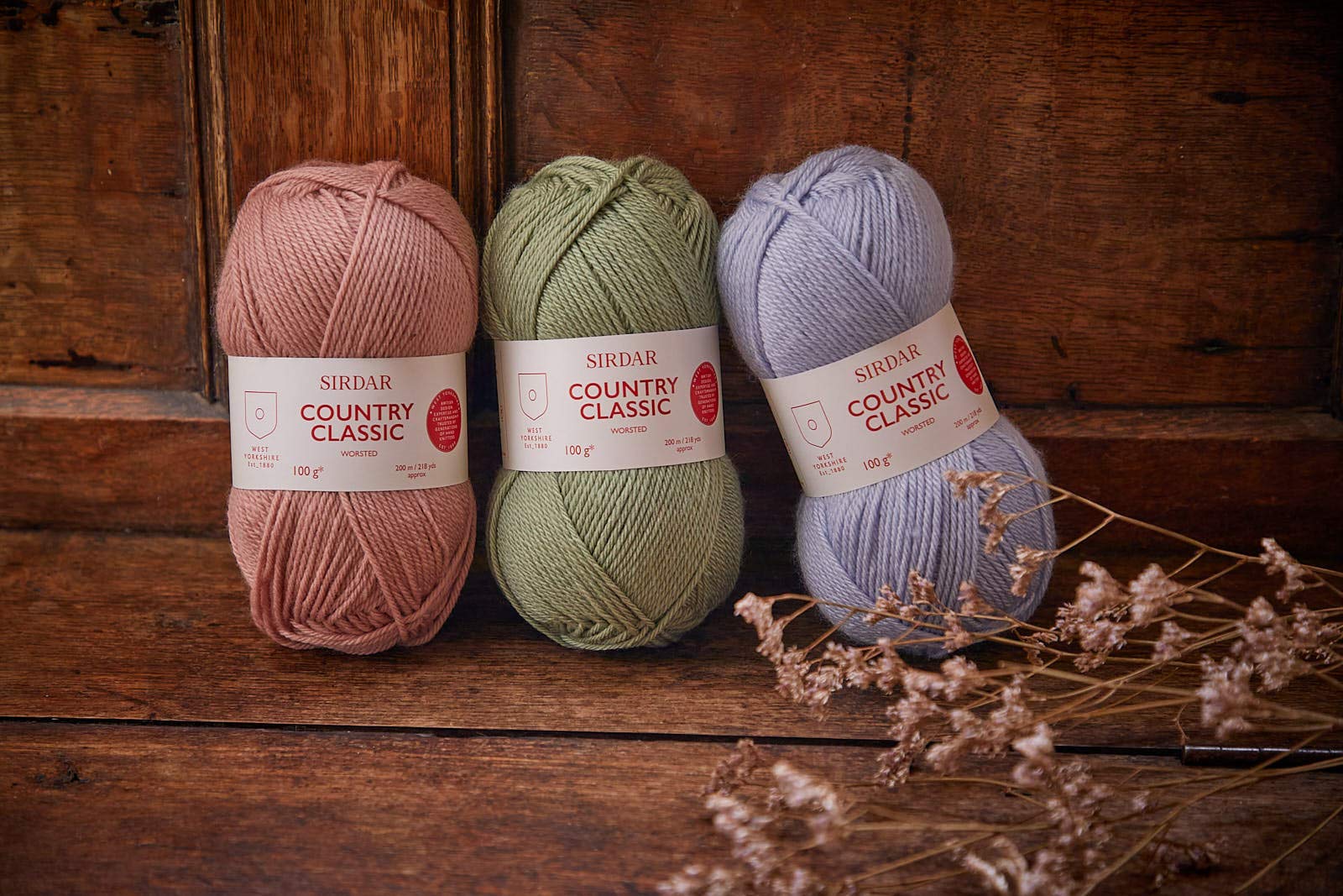 Sirdar Country Classic Worsted, Pewter (663), 100g