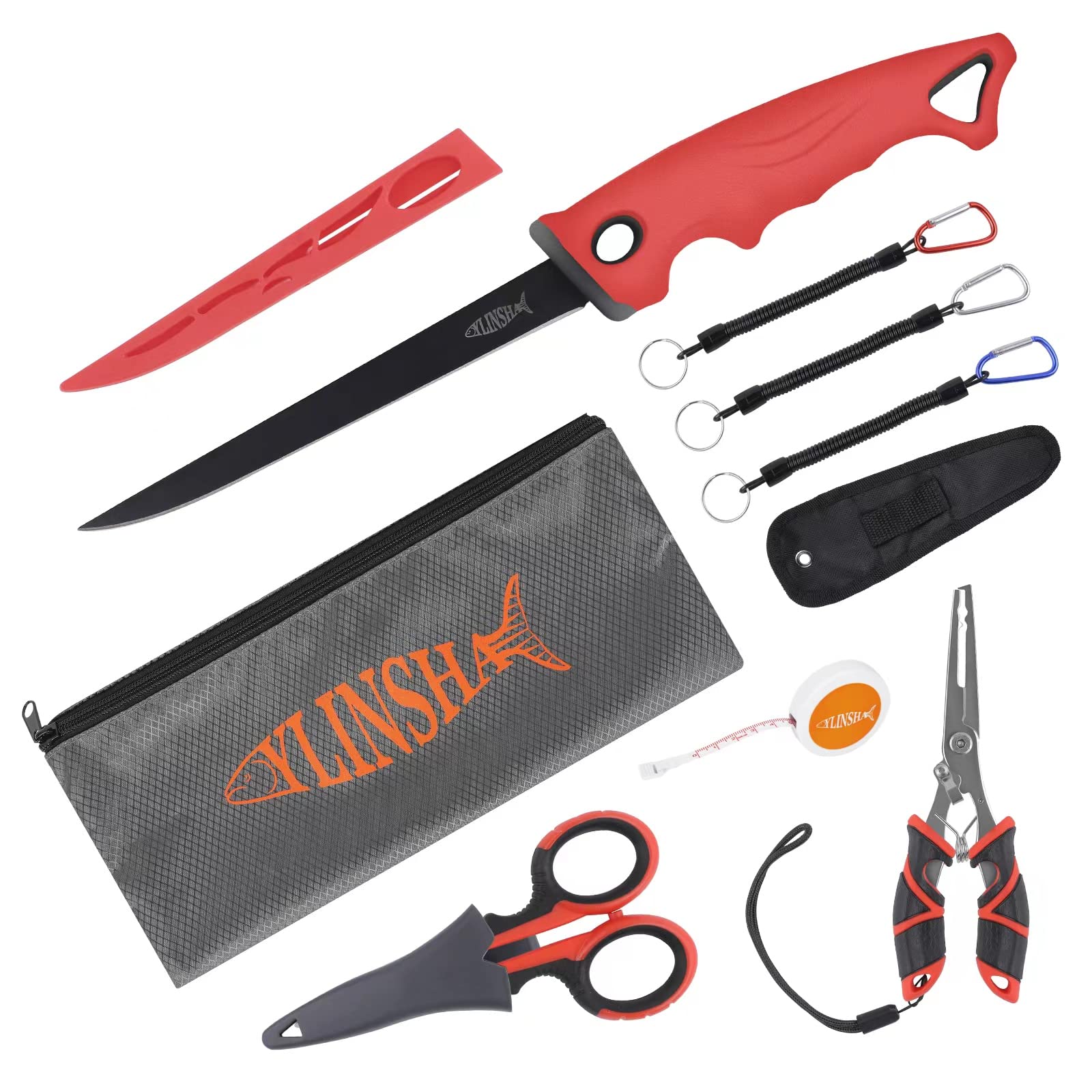 YLINSHA Fishing tools, fishing gear storage bag kit