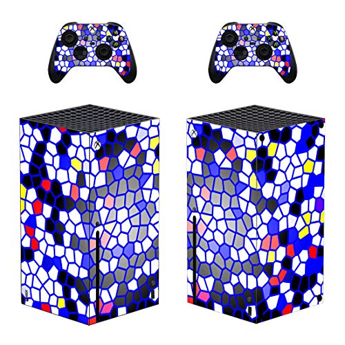 Protective Vinyl Skin Decal Cover for X-box-Series-X Console Wrap Sticker Skins with Two Free Wireless Controller Decals Paysage Color (only fit X-box-Series-X )