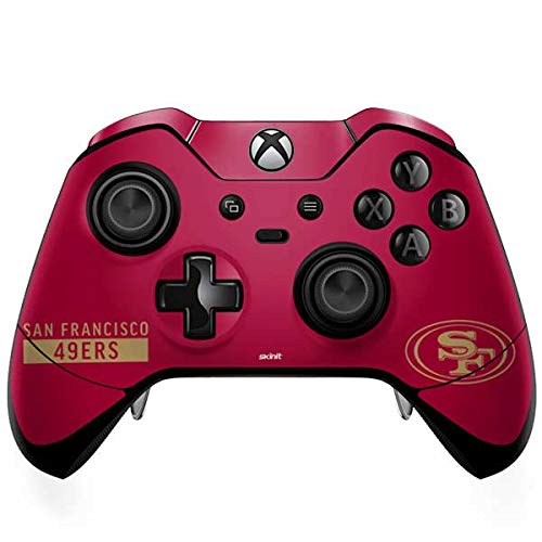 Skinit Decal Gaming Skin Compatible with Xbox One Elite Controller - Officially Licensed NFL San Francisco 49ers Red Performance Series Design