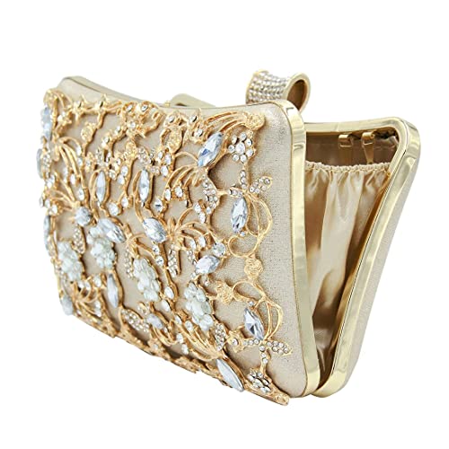 ZHUHW Evening Clutch Bag Party Wedding Crystal Clutches Purse Crossbody Bags Chain Shoulder Rhinestone