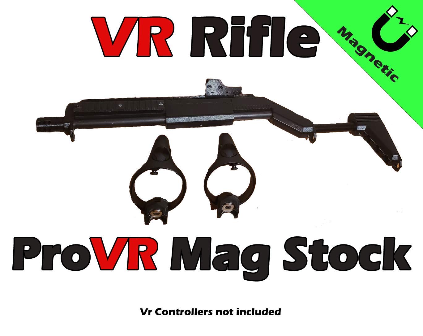 ProVR - Magnetic VR Gunstock rifle controller fits Oculus Quest V2