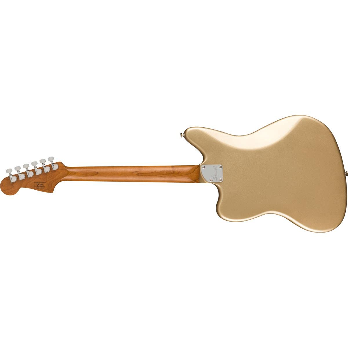 Squier Contemporary Jaguar ST Electric Guitar, with 2-Year Warranty, Shoreline Gold, Laurel Fingerboard, Black Pickguard