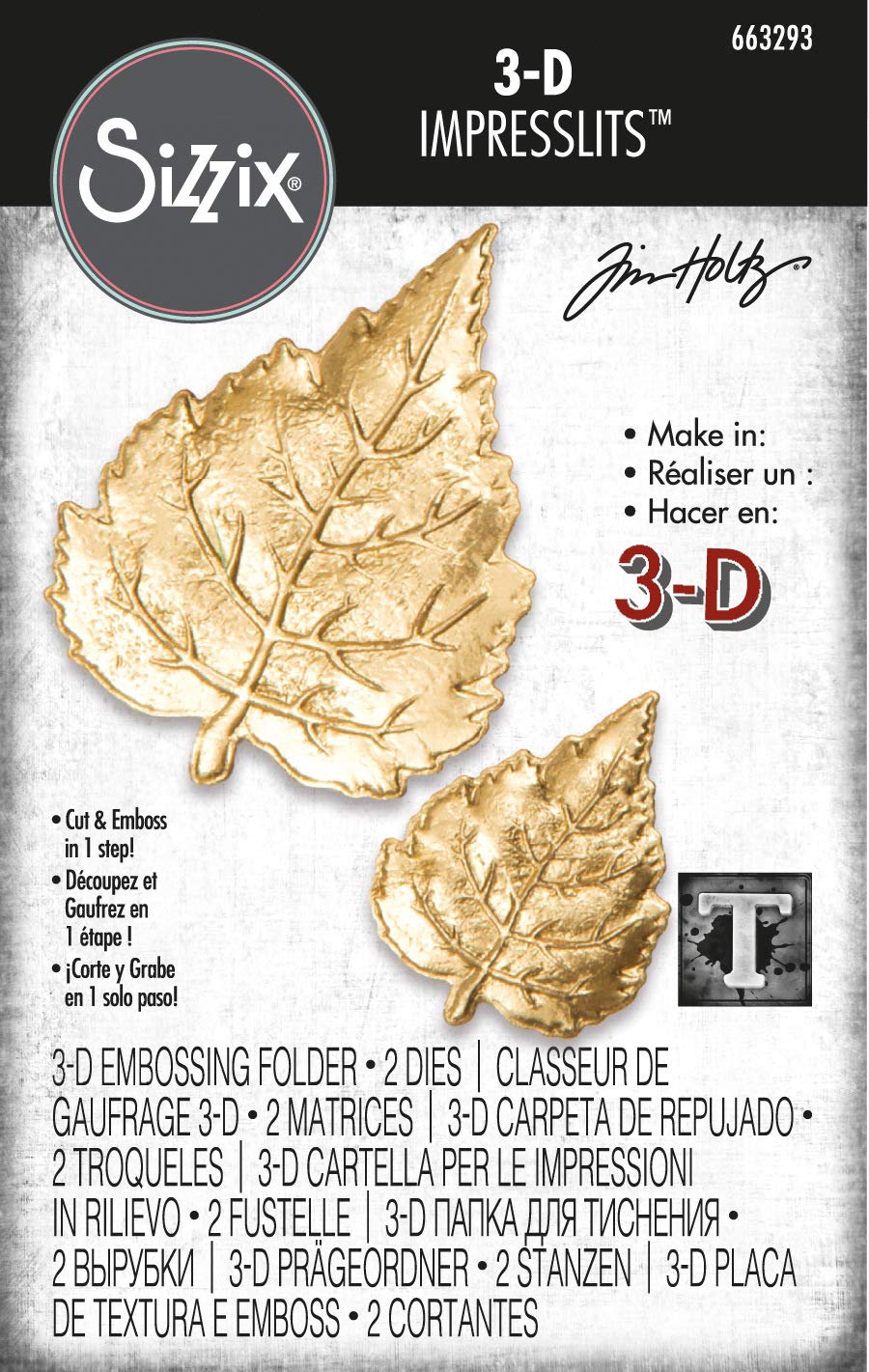 Sizzix Dies, Leaf Impresslits