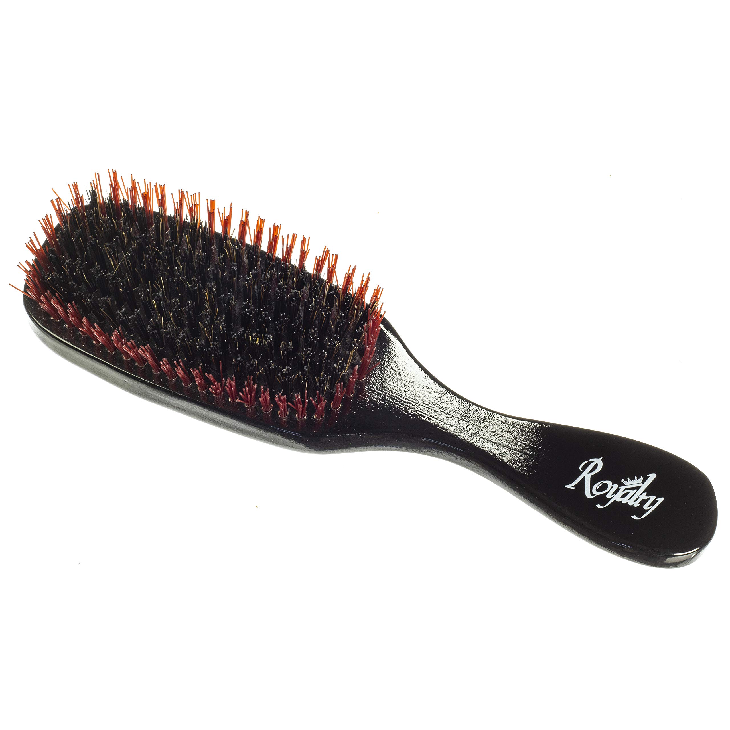 Royalty By Brush King Wave Brush #722-7 row Medium Hard - Good 360 waves brush for wolfing - From the maker of Torino Pro