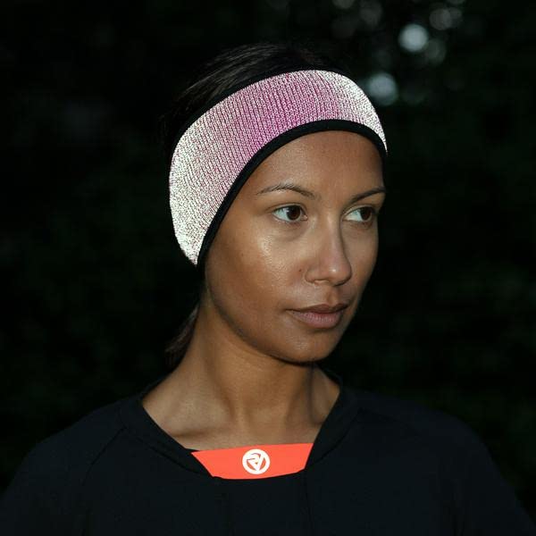 Proviz REFLECT360 Reflective Breathable Unisex Running Sports Headband Hi Visibility, Black