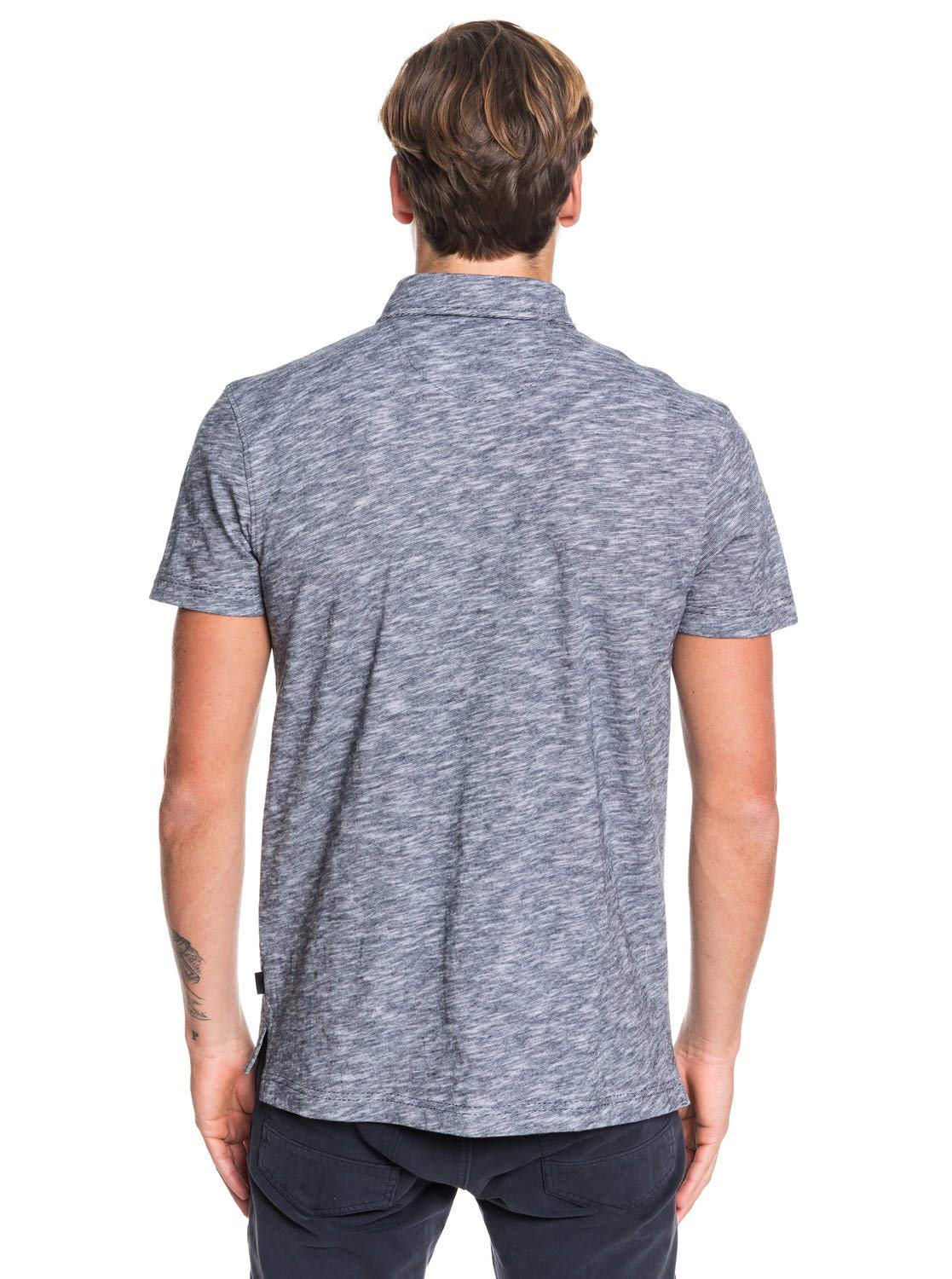 Quiksilver Men's Everyday Sun Cruise Knit Crew TOP, Sky Captain Heather, S