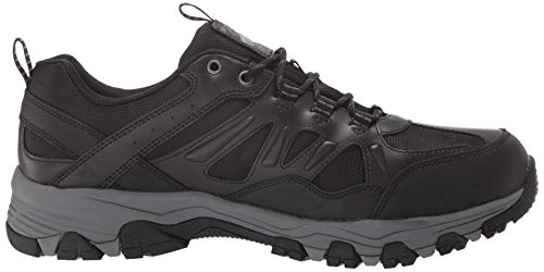 Skechers Men's Selmen-Enago Trail Hiking Shoe, Black Oxford, 12 Medium US