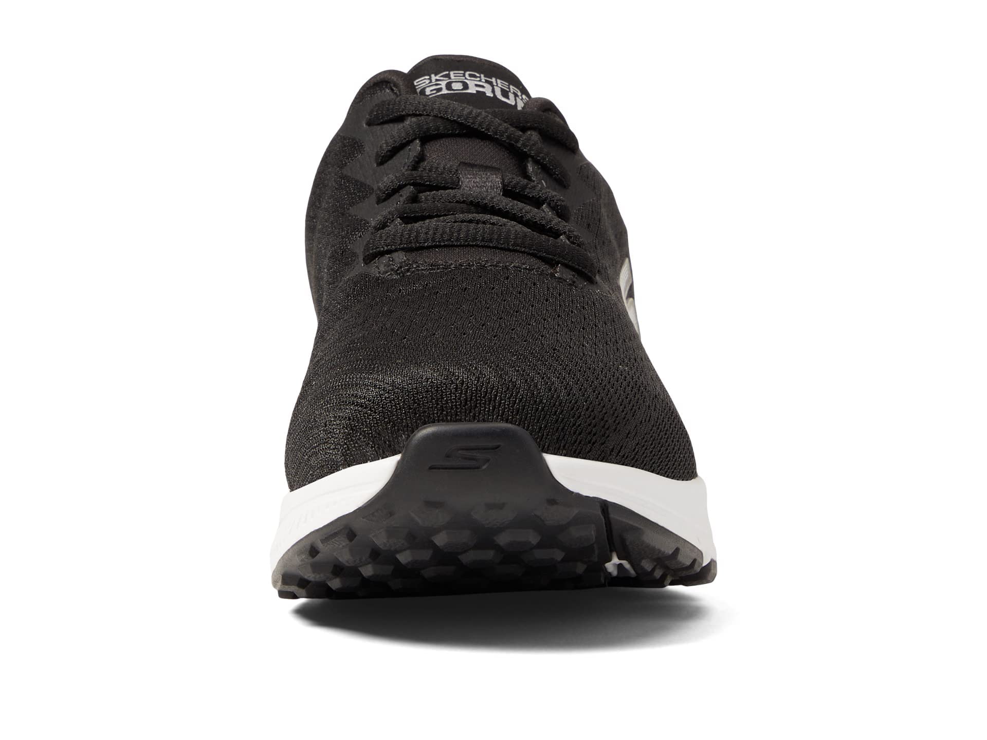 Skechers Women's GO Run CONSISTENT-Energize Sneaker, Black/White, 8.5
