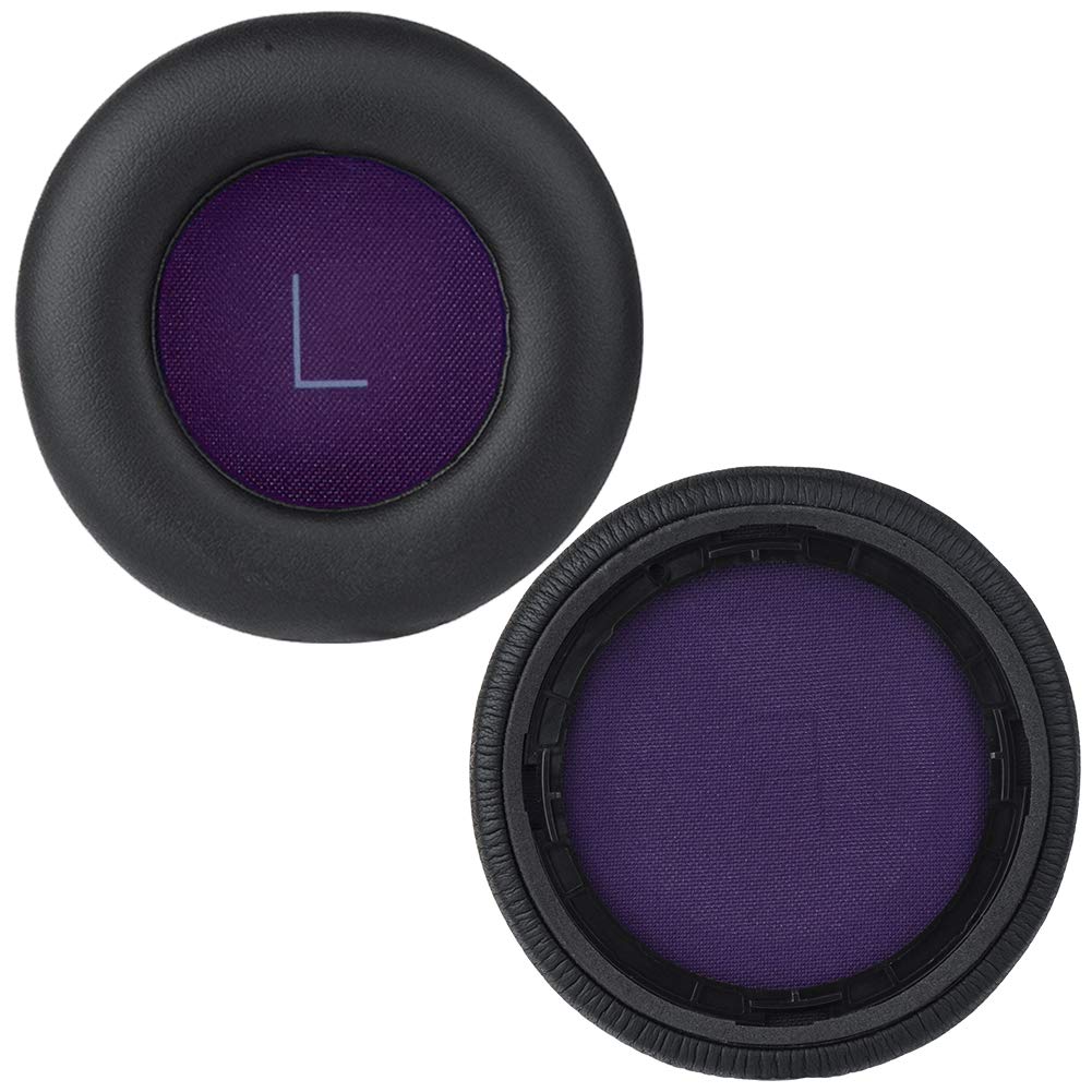QKIIP BackBeat PRO Replacement Ear Pads Compatible with Plantronics BackBeat PRO Wireless Noise Canceling Headphones(Black+Purple)