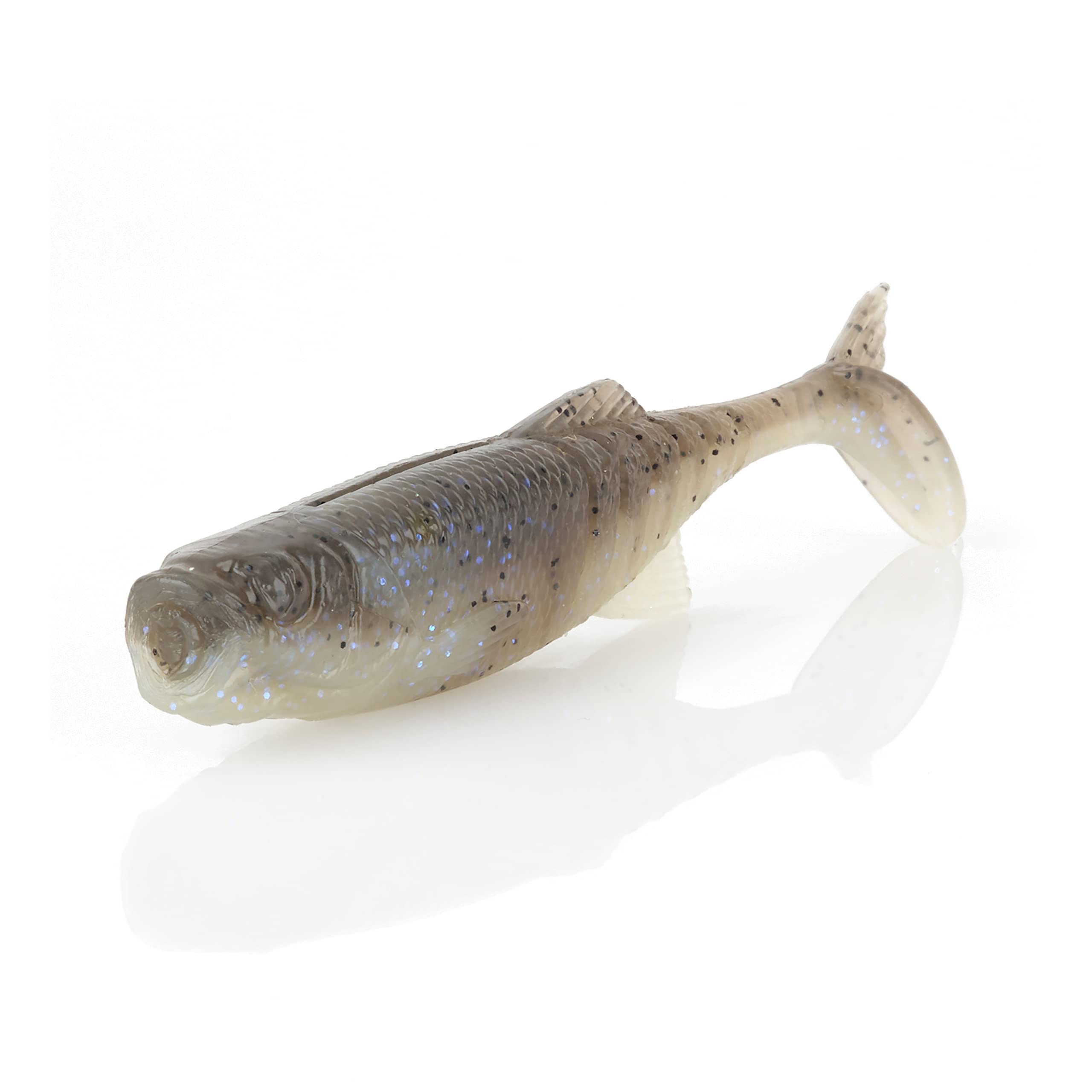 Savage Gear NED Minnow Fishing Bait, Electric Shad, Realistic Contours, Colors & Movement, 12X Tough Duratech Construction, Salt & Scent Infused