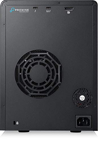 Promise Technology Pegasus32 R6 24TB (6x4TB) Hybrid Thunderbolt 3 or USB32 Direct Attached RAID Storage, High Performance External Hard Drive (P32R6HD24US)