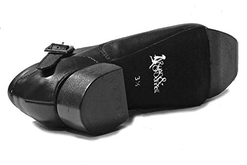 The Classic Range of Super Soft Leather Hard Shoes for Irish Dance Jig - Size UK 4.5 Black