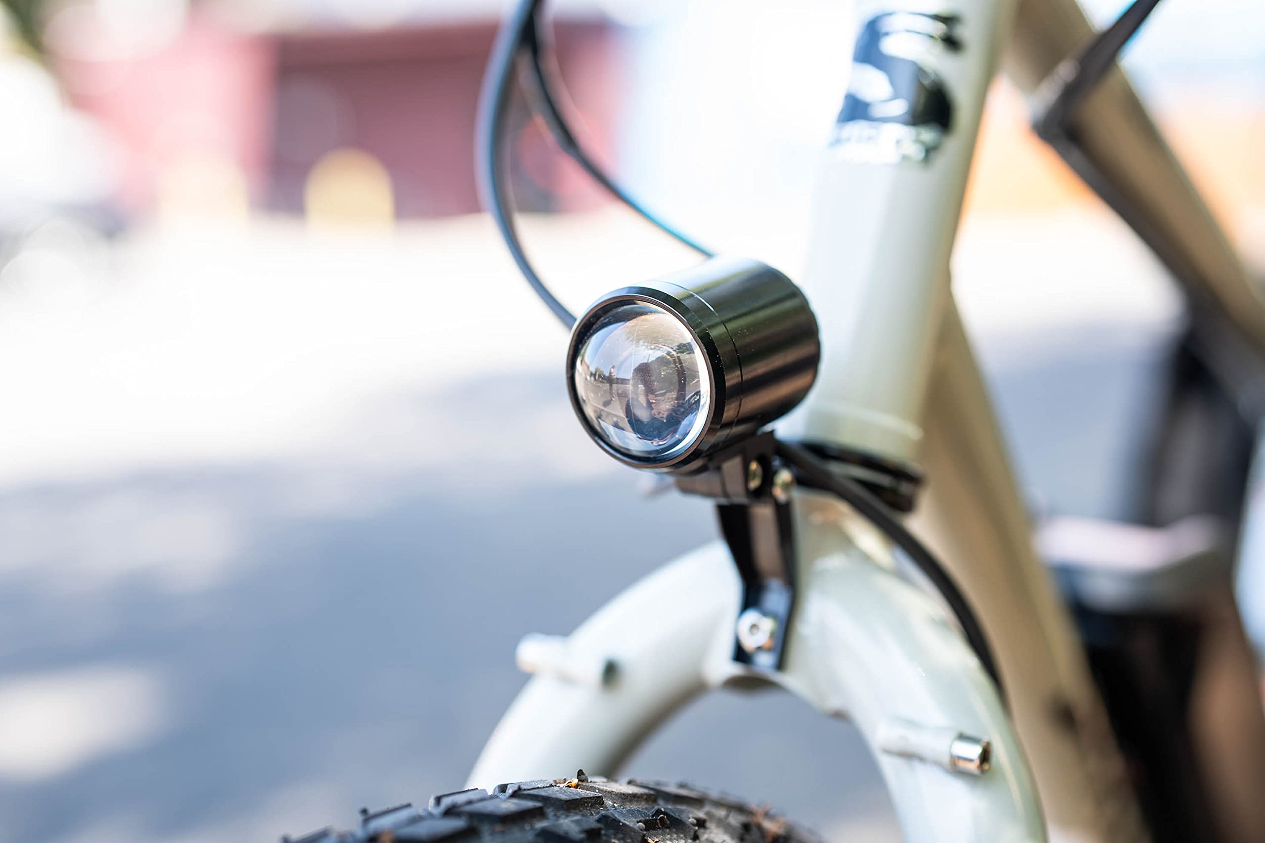 Portland Design Works | Kepler E-bike Headlight | Bosch E-bike System Plug and Play, Black, Fits e-bikes with fork crown hole for mounting
