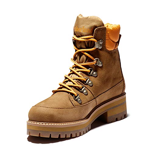 Timberland Courmayeur Valley Waterproof Leather and Fabric Hiker Dark Sand 8 B (M)